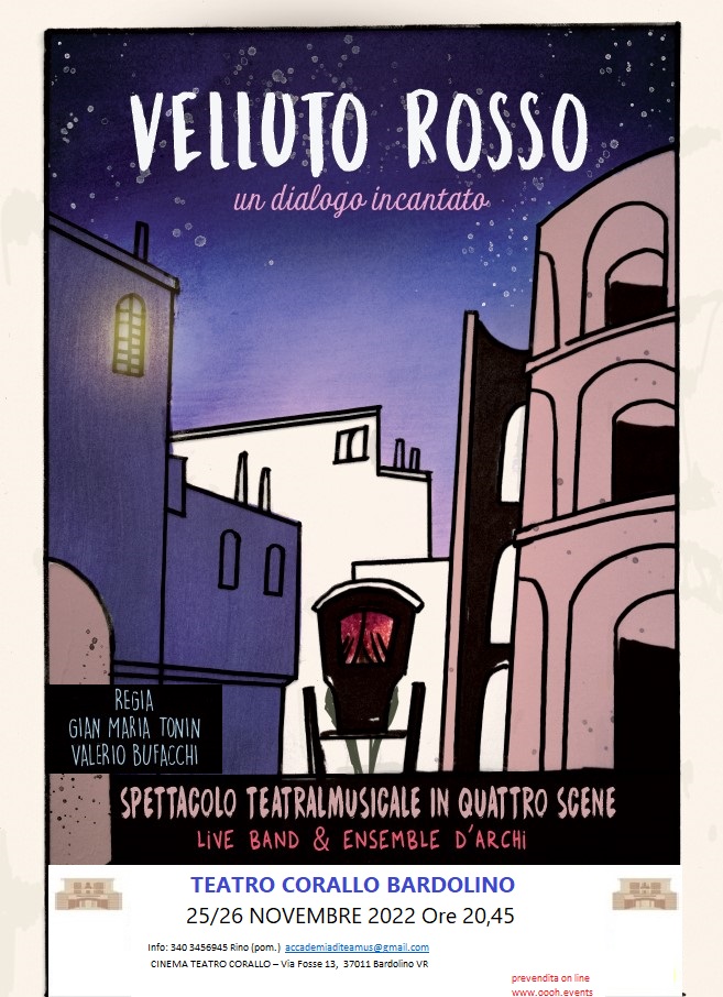 Velluto Rosso – Un dialogo incantato Teatro Corallo 26/11/2022 | OOOH.Events | Biglietteria ...